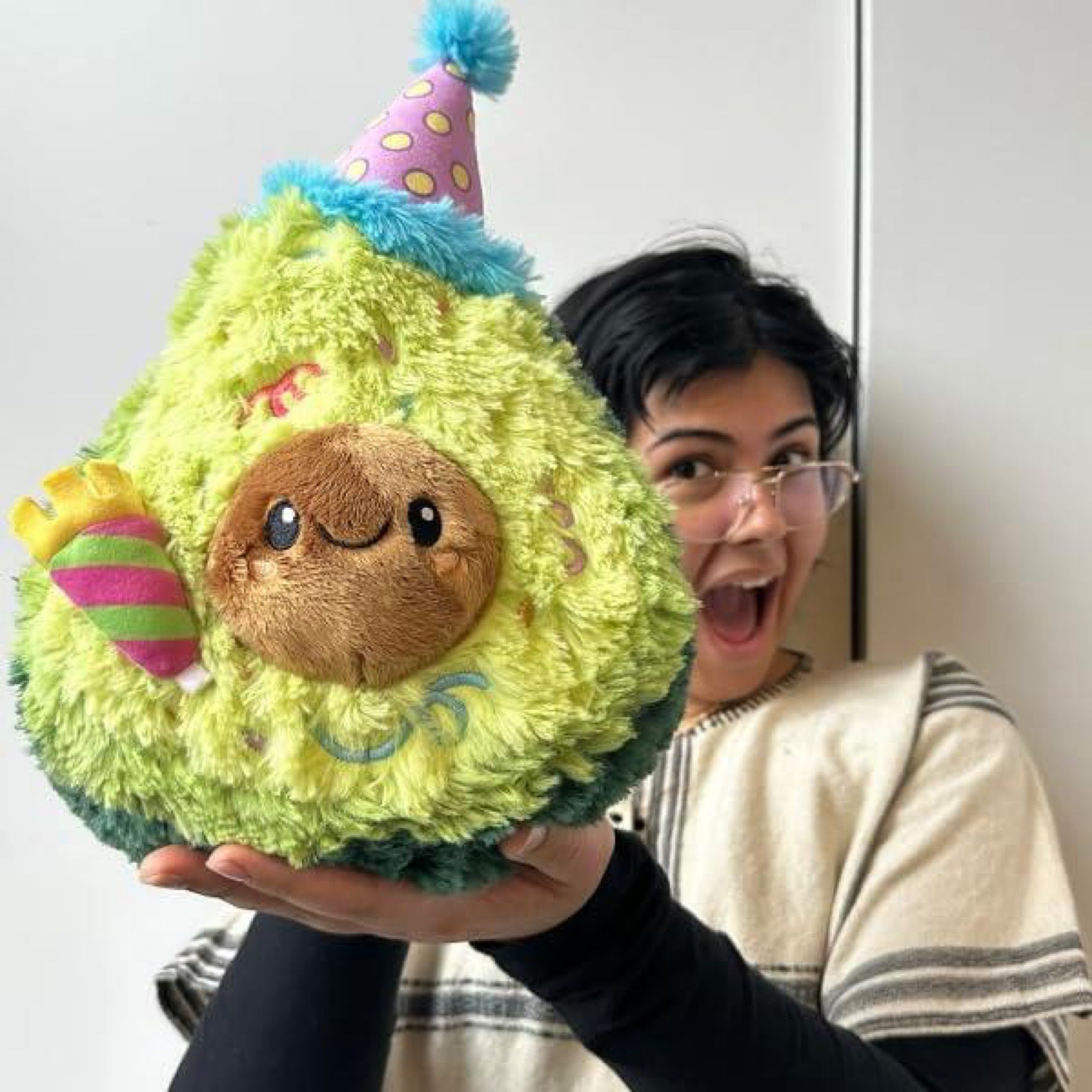 Squishable / Mini Comfort Food Birthday Avocado Plush | FrogLegs KCA LLC