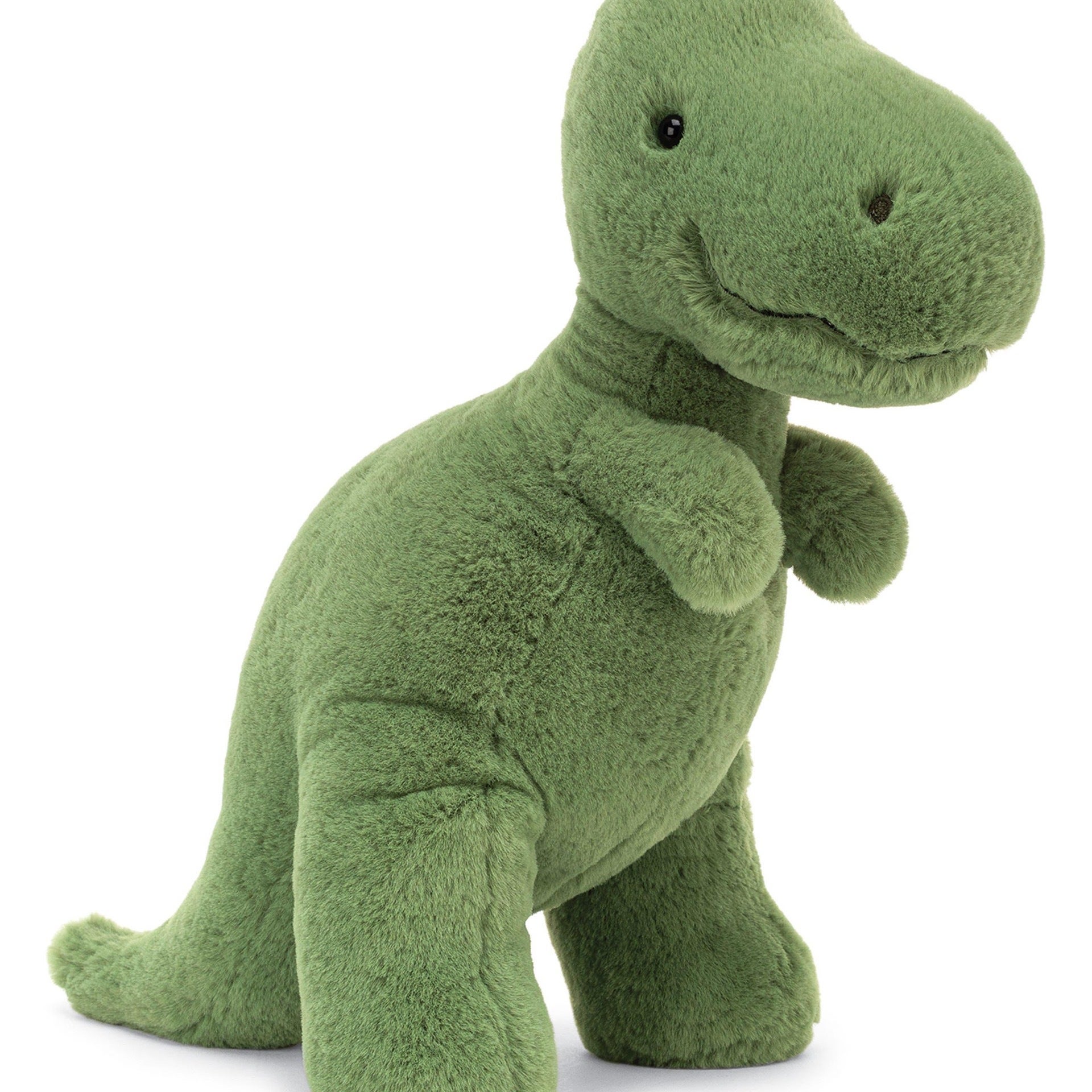 Jellycat Fossily T-Rex Stuffed Animal in Green | FrogLegs KCA LLC